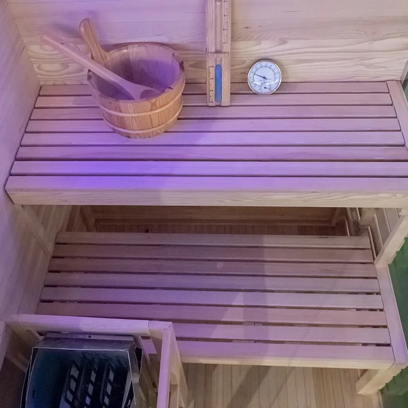 BPS-koupelny Finská sauna Relax HYD-4781 120x120, 2 osoby