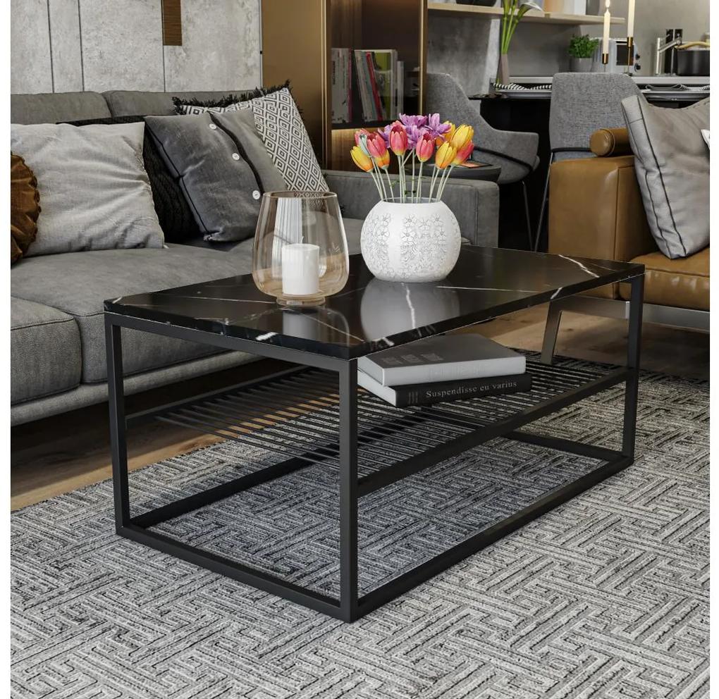 Asir | Konferenční stolek ASUDE 43x95 cm černá | AS1062