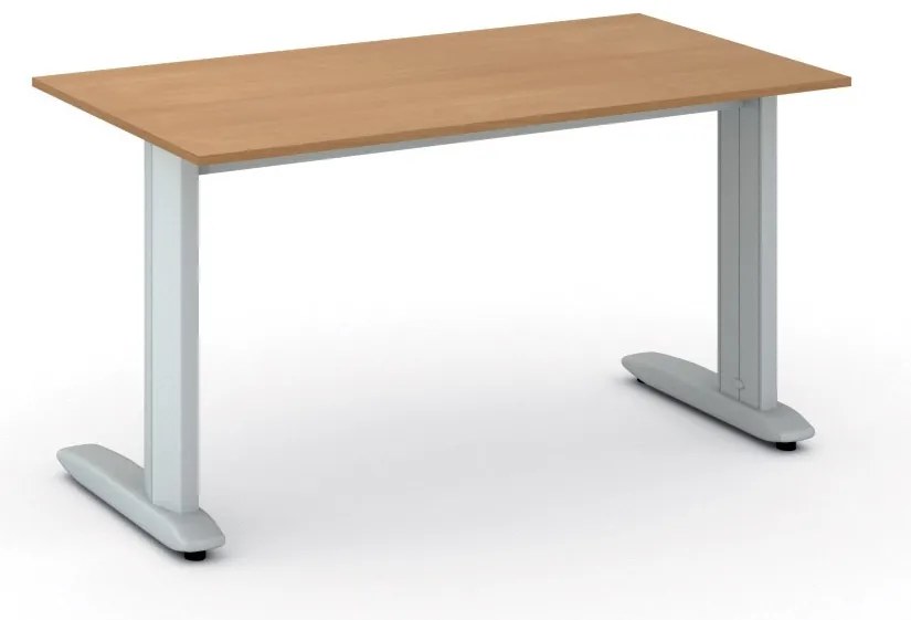 Kancelářský psací stůl PRIMO FLEXIBLE, 140x80 cm, buk