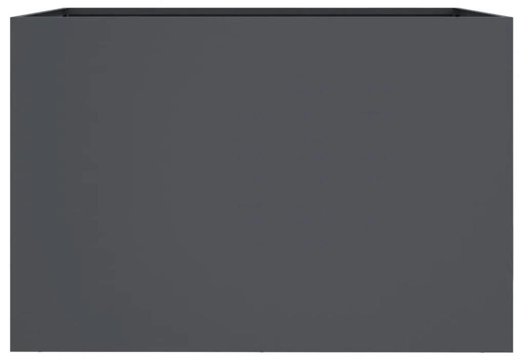 Truhlík antracitový 62 x 47 x 46 cm ocel válcovaná za studena