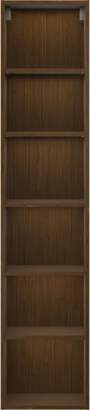 Mexen Box-A, vysoká koupelnová skříňka 35x44,2x160 cm, ořech, 91AX1-1600-300-1-86