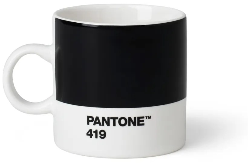 Černý hrnek Pantone Espresso, 120 ml