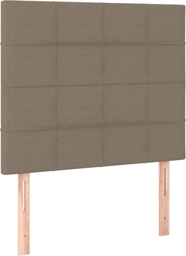 Box spring postel s matrací taupe 100 x 200 cm textil 3136577