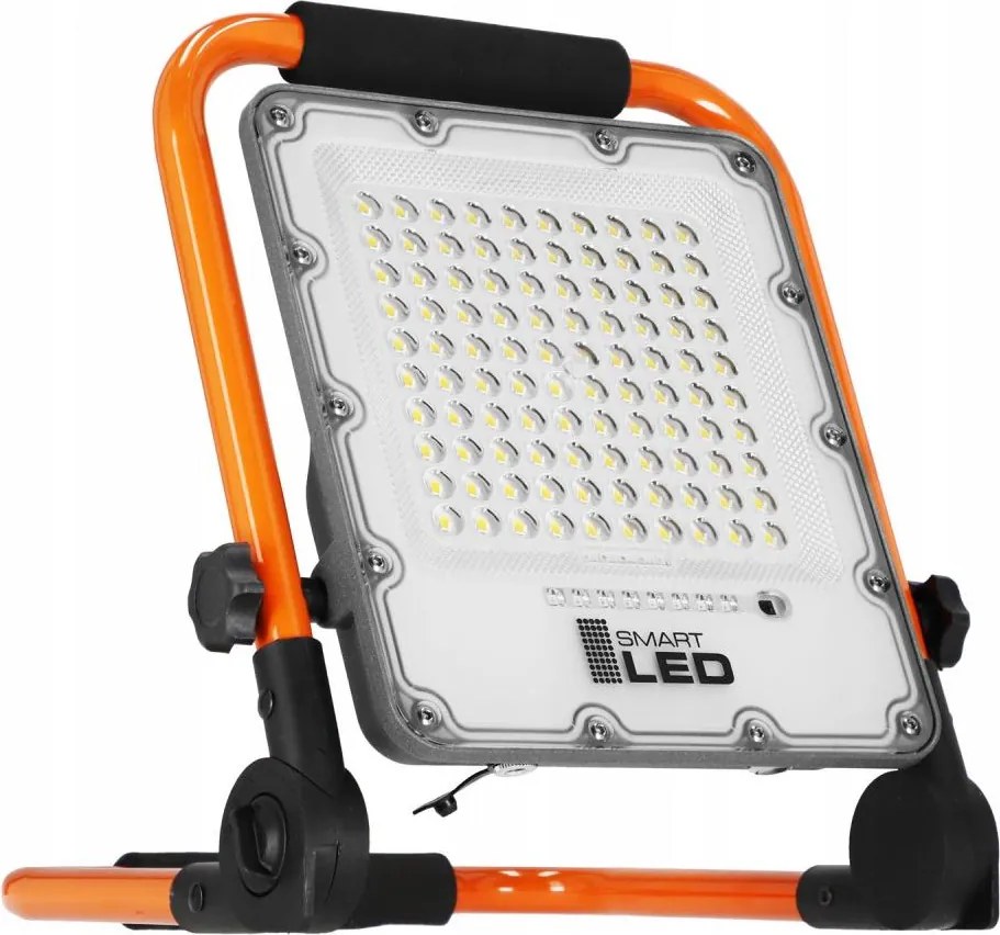 LED Nabíjecí reflektor se stojanem LED/50W/3,2V 4500K 5000 mAh IP65 oranžová