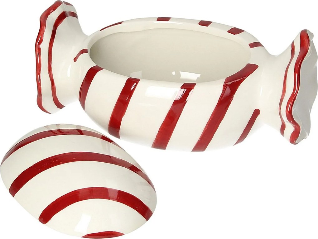Nádoba Swirly red
