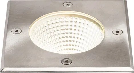 RED R11962 RIZZ SQ 125 nerez 230V LED 7W IP67 3000K - RED - DESIGN RENDL
