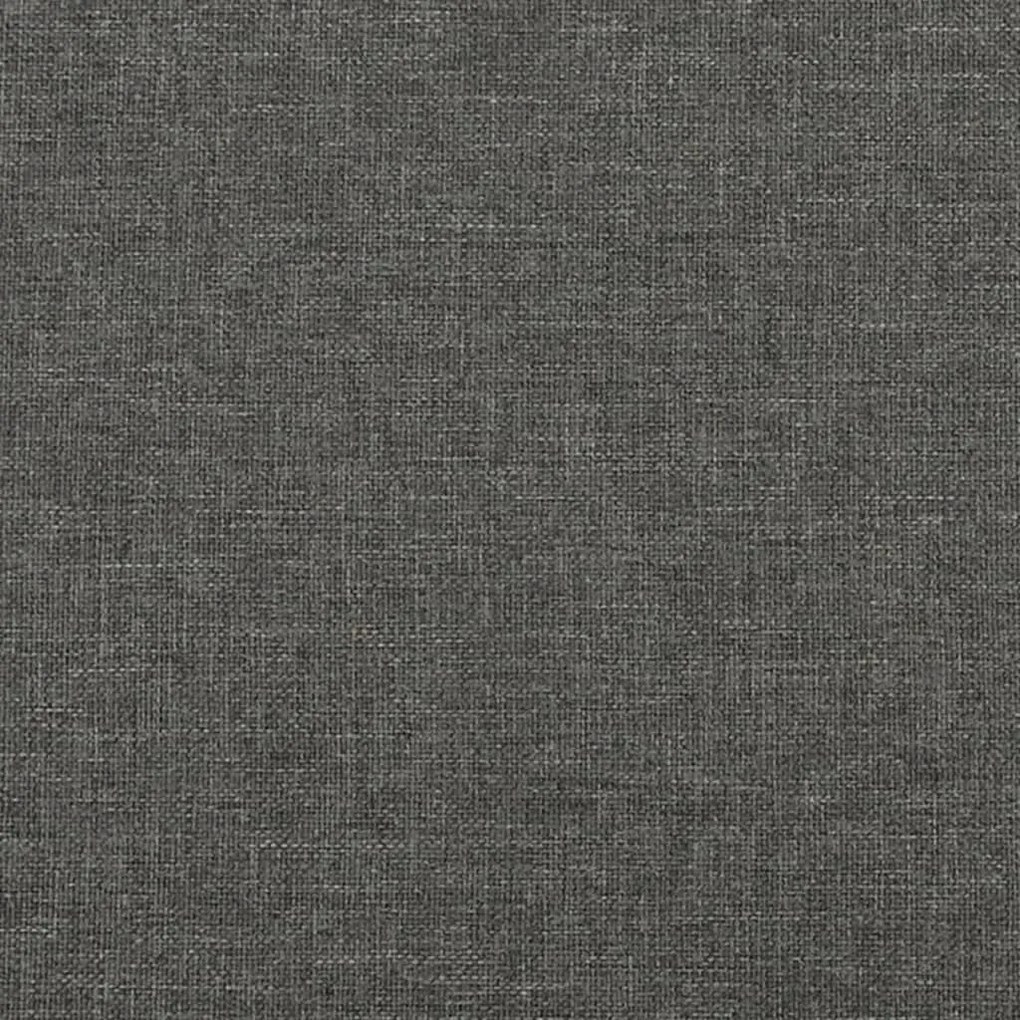Box spring postel s matrací tmavě šedá 120x190 cm textil 3269665