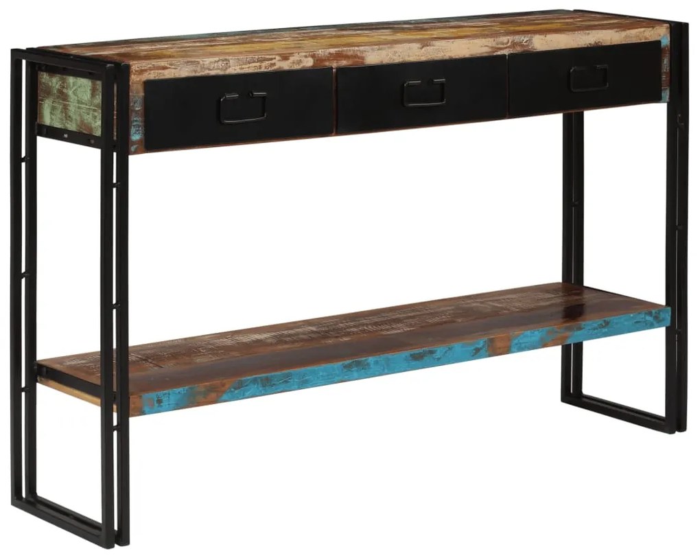 Konzolový stolek masivní recyklované dřevo 120 x 30 x 76 cm,  244843
