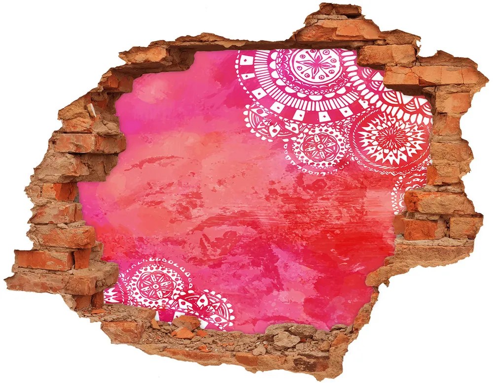 Wallmuralia Samolepící díra zeď 3D Ornamenty 90x70 cm