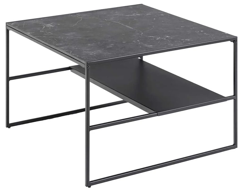 ACTONA Odkládací stolek Infinity černá 45 × 70 × 70 cm