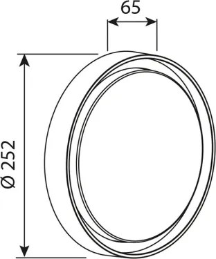 LED svítidlo McLED Andromede R 14W 3000K IP65 černá ML-516.005.19.0