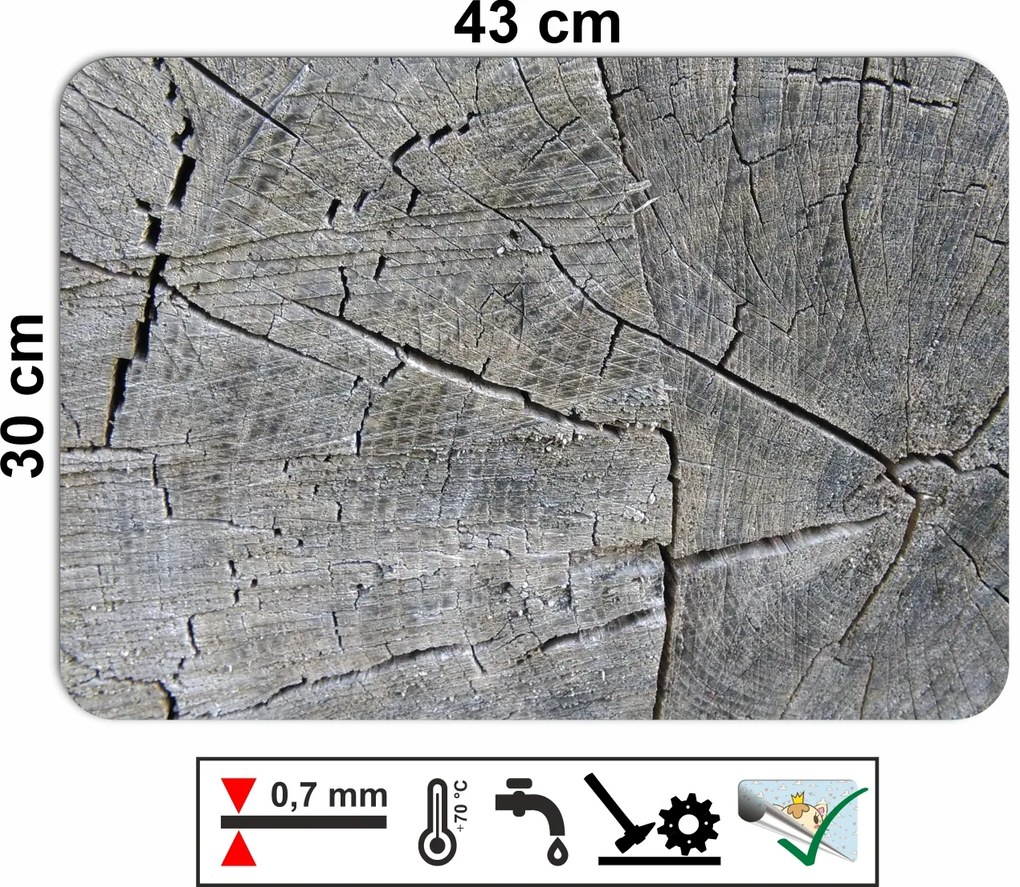 PokojovaDekorace.cz, Prostírání - 100, Imitace dřeva, 43x30cm