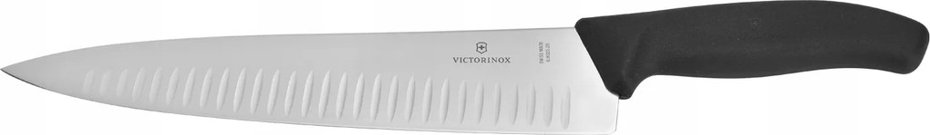 Nůž s ryhovaným ostřím Victorinox, černý