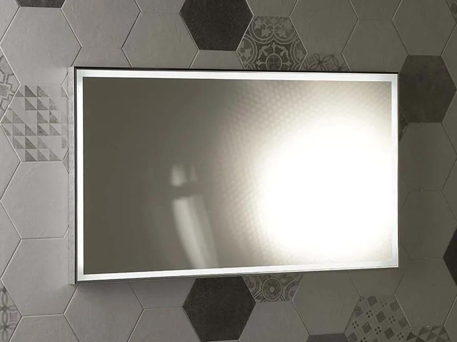 Sapho, LUMINAR LED podsvícené zrcadlo v rámu 600x800mm, chrom, NL557