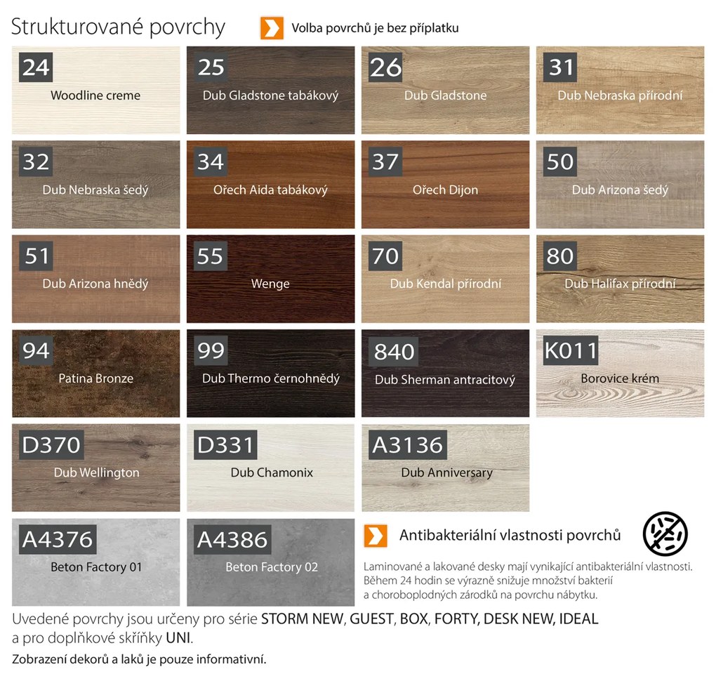 INTEDOOR zrcadlová skříňka bez osvětlení E ZS 80 Varianta: A3026 Cashmere LESK