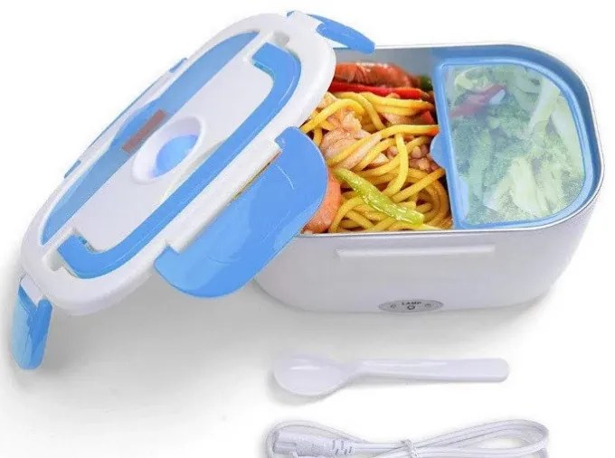 Zaparkorun Elektrický ohřívací box na jídlo - 220 V - Modrý