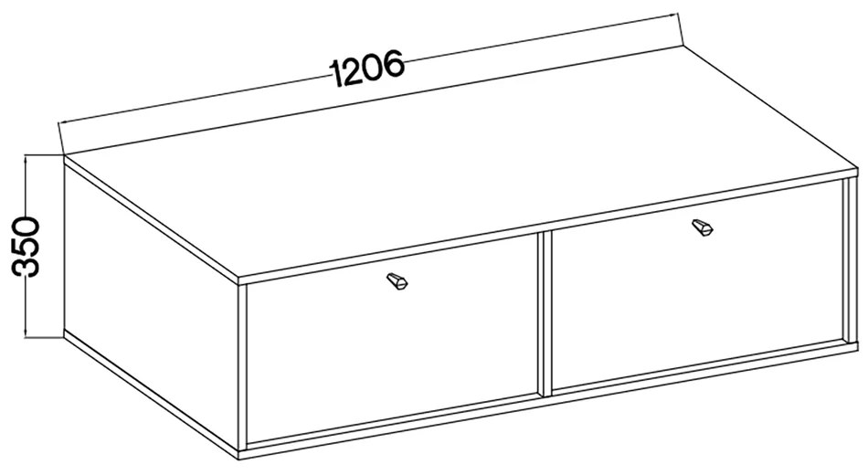 TOKYO 4 b | TV stolek RTV 302 | 120,6 cm | béžová/zlatá