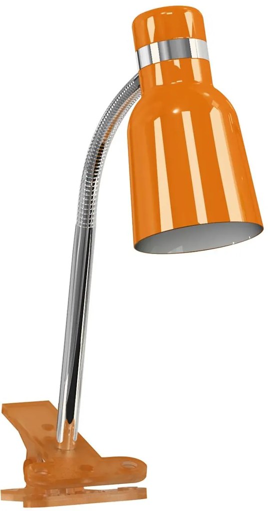Dětská stolní lampa s klipem COLOR, oranžová Rabalux COLOR 004295