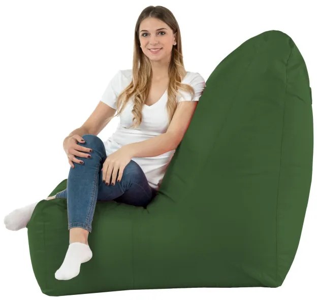 Moderní křeslo DISTINTO tmavě zelené (OUTDOOR)