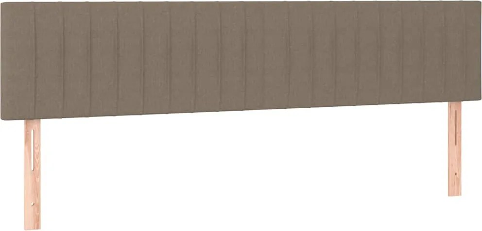 Box spring postel s matrací taupe 180x200 cm textil 3126985