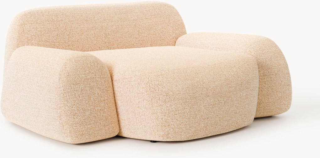 XL bouclé křeslo Wolke