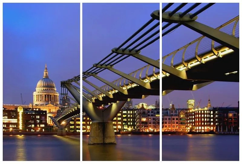 Obraz - Millennium Bridge (120x80 cm), 40 dalších rozměrů