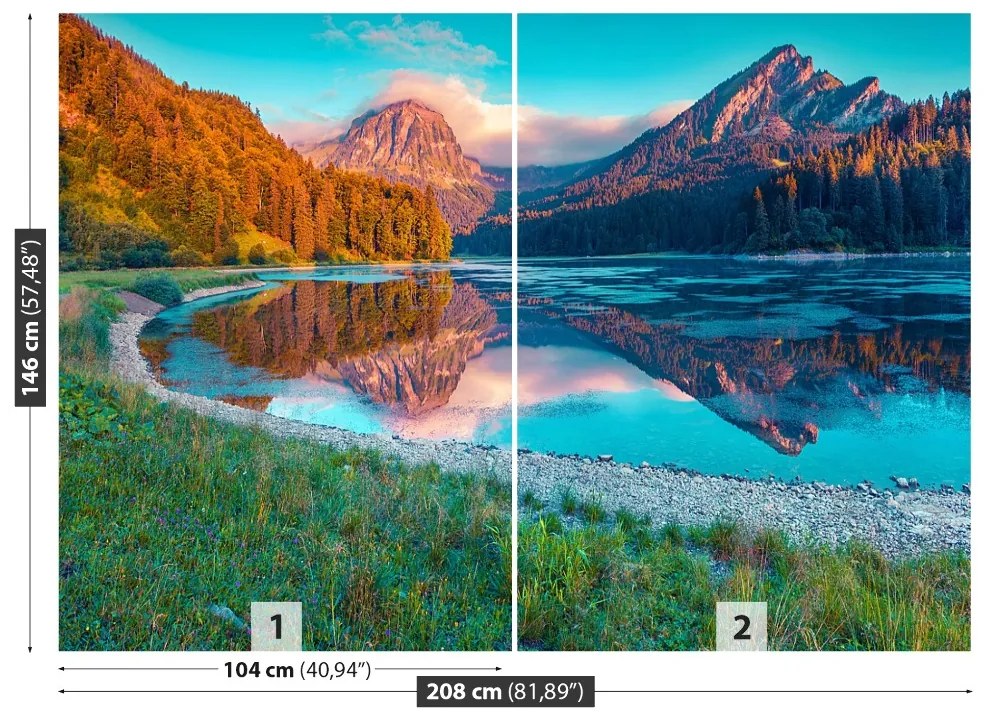 Fototapeta Jezero Obersee 104x70