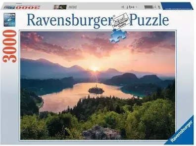 Ravensburger Jezero Bled Slovinsko / 3000 dílků / od 14 let