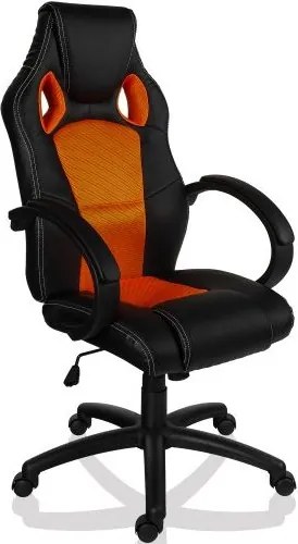 Otočná kancelářská židle GS Series ORANŽOVÁ OEM M09503