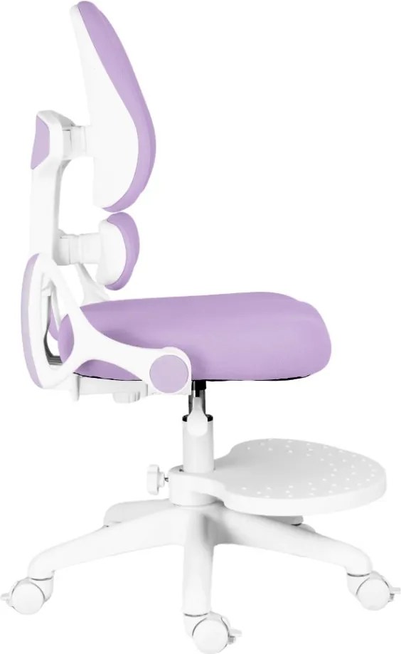 Dětská rostoucí židle Neoseat KIDDY TWO — látka, pratelný potah, fialová