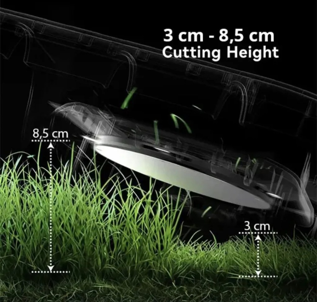 AM-robots STORM 2000, robotická sekačka - 2000m2, LIDAR, sklon až 45%, Wifi/Bluetooth/4G - Hookii Neomow