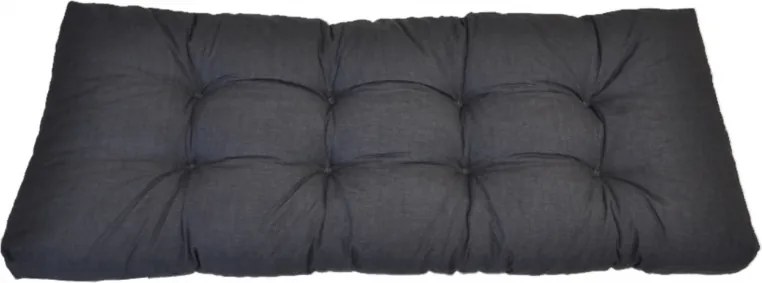 Axin Trading Opěradlový polstr na paletu 120x50 cm Polstr: Tmavě šedý melír