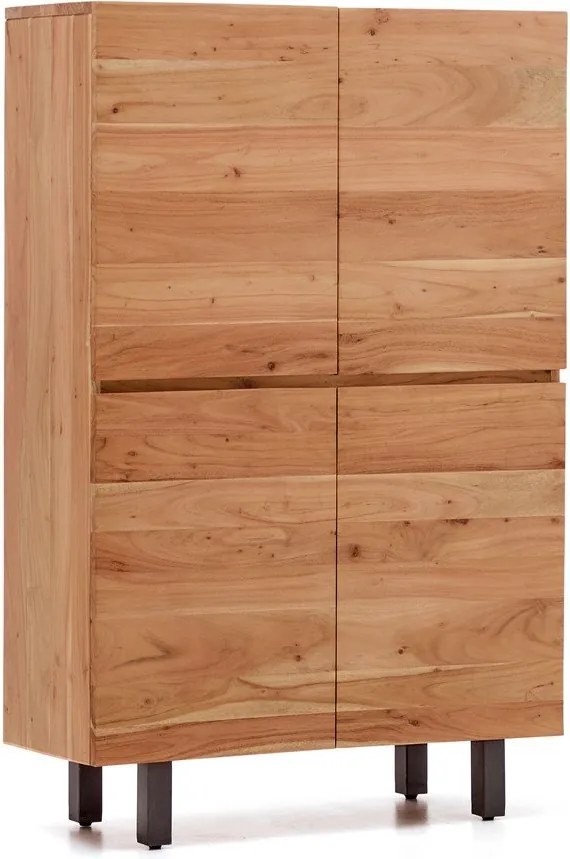 Komoda z masivu akácie v přírodní barvě 100x155x40,5 cm Uxue – Kave Home