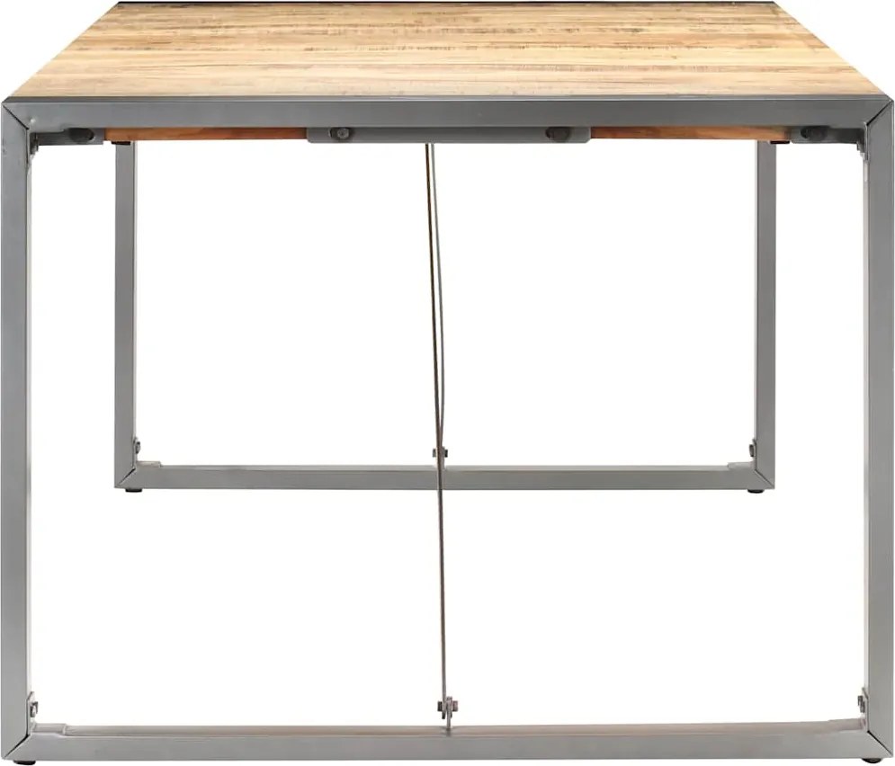 Jídelní stůl 180 x 90 x 75 cm masivní hrubé mangovníkové dřevo 321564