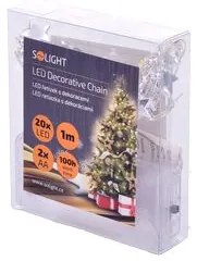 LED řetěz řetízek s dekoracemi - 20 LED - řetěz