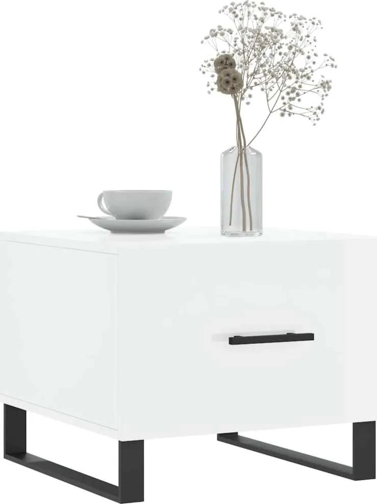vidaXL Konferenční stolek 50x50x40 cm kompozitní dřevo [829448] Barva: Černá
