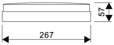 Přisazené LED svítidlo PROLUMIA Prodisc III Mini 10W 3000/4000K s pohybovým čidlem