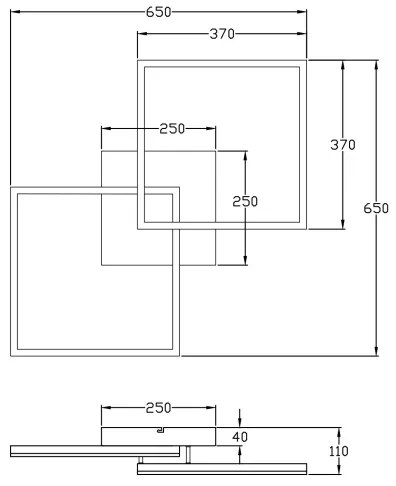 Fabas Luce 3394-66-102 - LED Stmívatelné svítidlo BARD LED/52W/230V 4000K bílá
