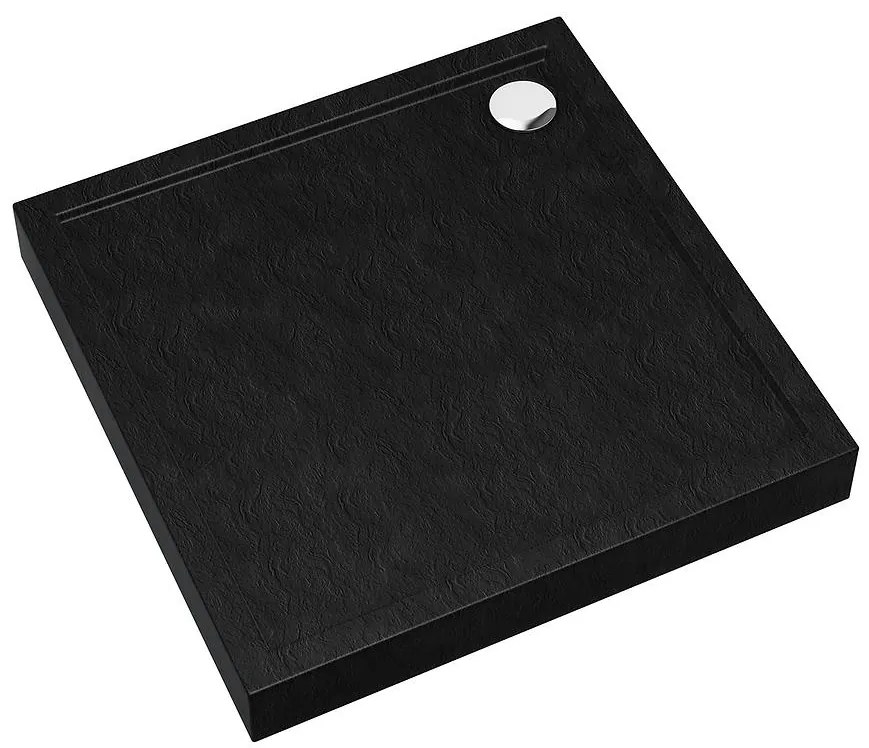 Vanička čtvercová Black Stone 90x90x12 Espera Plus AQM4631CST