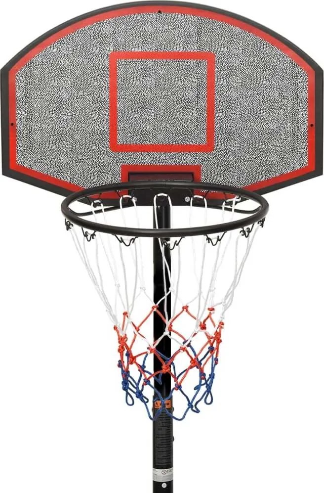 vidaXL Basketbalový koš 216–250 cm polyethylen [93656] Barva: Černá