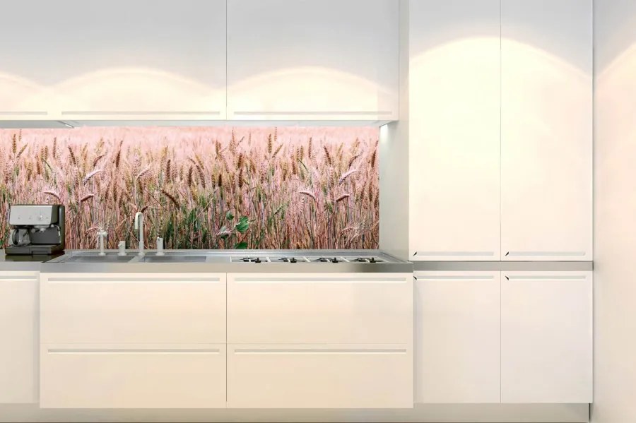Samolepicí fototapeta do kuchyně KI-180-136 Pšeničné pole | 180 x 60 cm