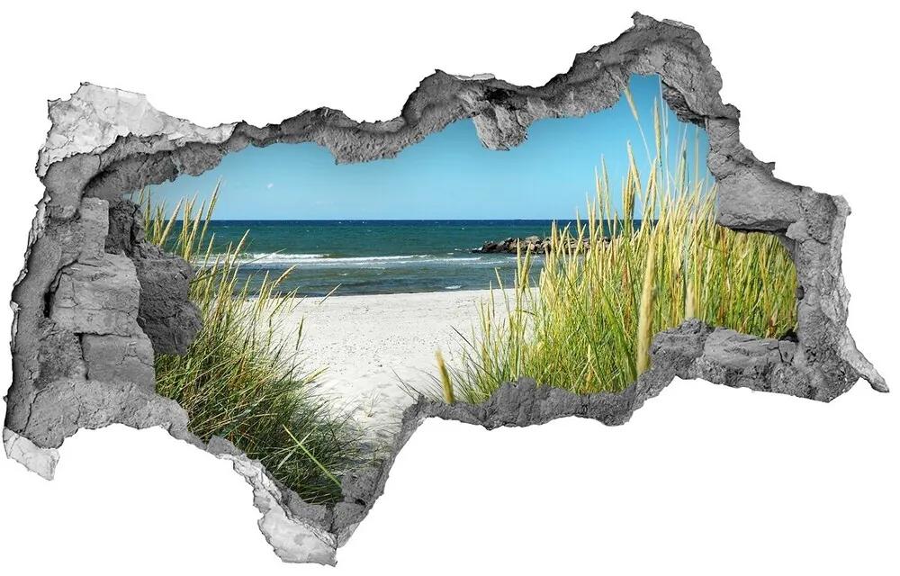 Wallmuralia Nálepka fototapeta 3D výhled Mořské duny 95x73 cm