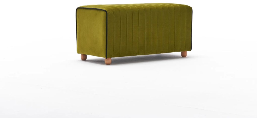 Atelier del Sofa Taburet Mabel Puf - Green, Zelená