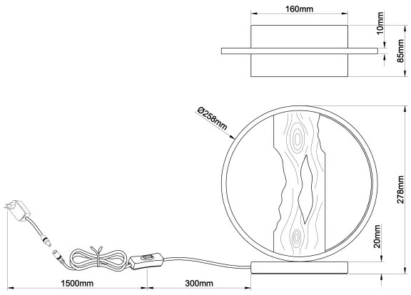 Brilliant - LED Stolní lampa CHAUMONT LED/7,5W/230V