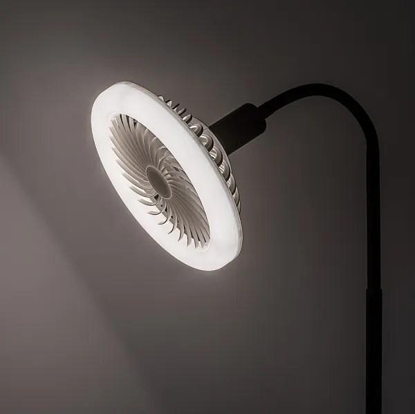 Rabalux 74031 - LED Stojací lampa s ventilátorem 1xE27/16W/230V