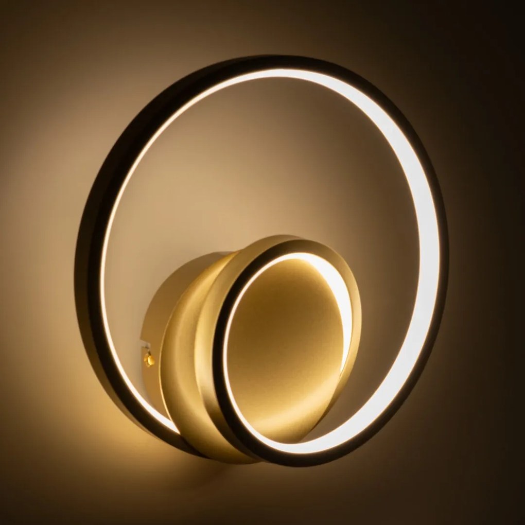 Nástěnné LED svítidlo Lucero, 1x LED 13w, 4000k, g