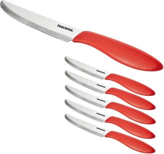 TESCOMA Nůž jídelní PRESTO 12 cm, 6 ks, béžová