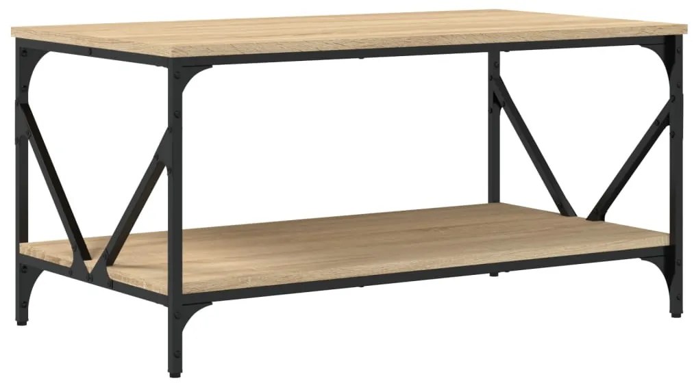 vidaXL Konferenční stolek dub sonoma 90 x 50 x 45 cm kompozitní dřevo