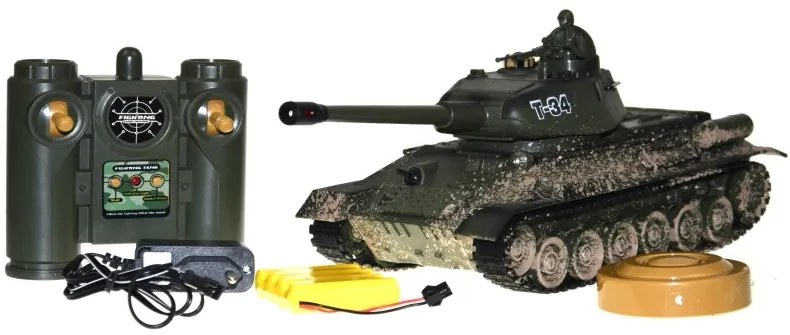 Zegan RC tank T34 1:28 efekt bahno