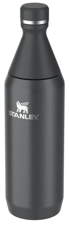Černá termoláhev z nerezové oceli 600 ml All Day Slim Bottle Black – Stanley